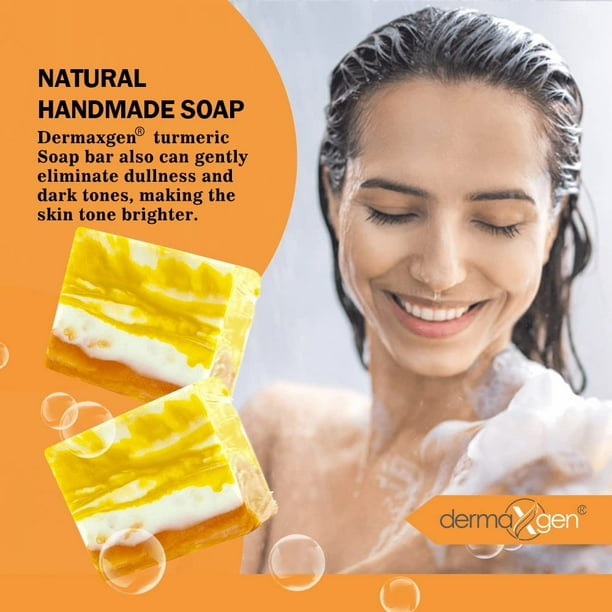 Organic TURMERIC Soap Bar | Pure Natural Handcrafted Skincare, Face ...